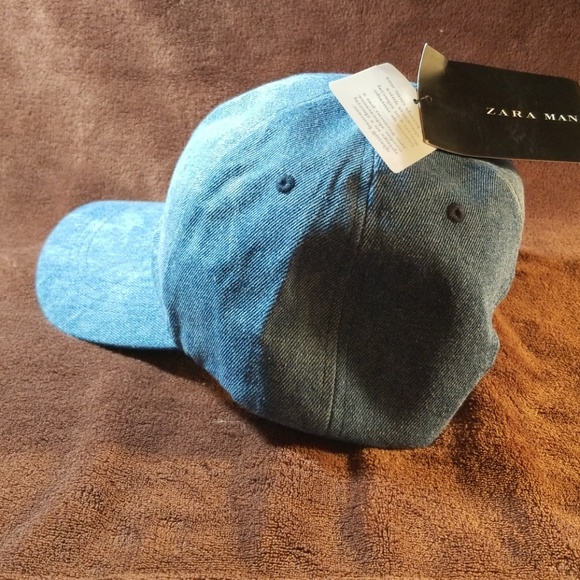 Zara | Accessories | Zara Man Denim Snapback Hat | Poshmark